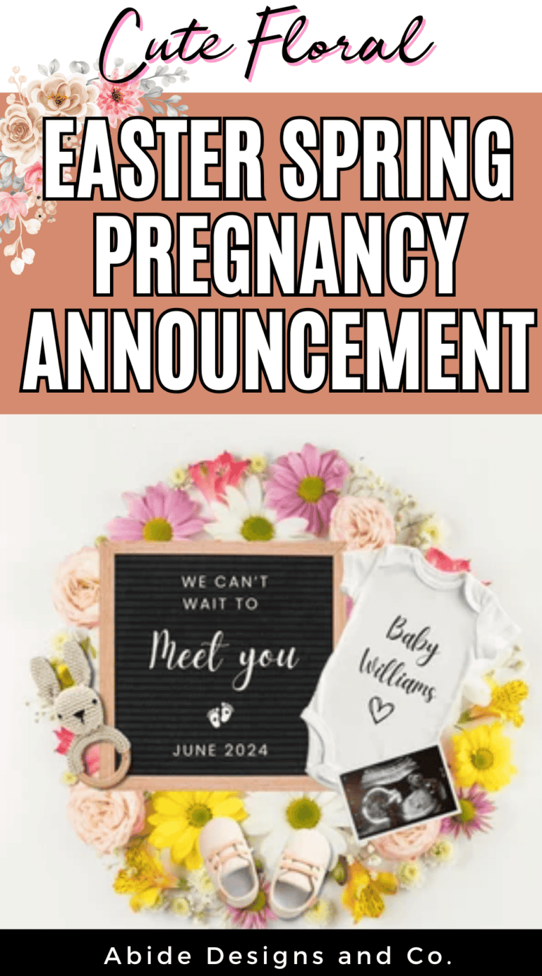 Easter Pregnancy Announcement Ideas: Spring into a New Life